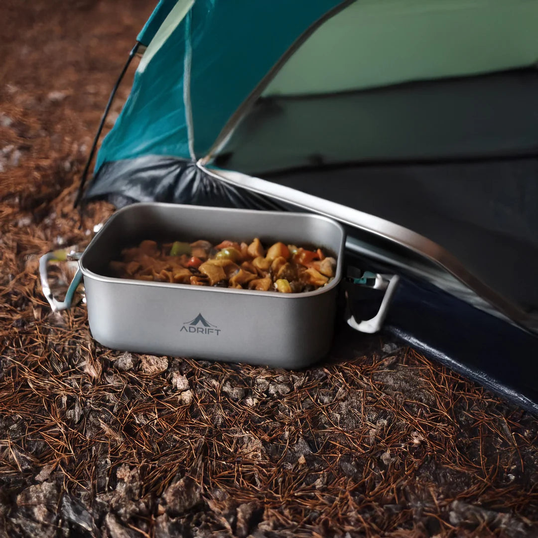 Ultralight Pure Titanium Lunch Box